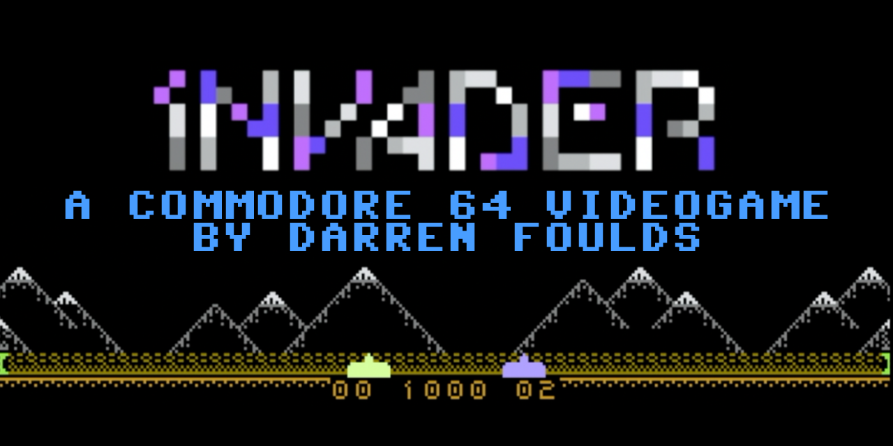 GitHub - darrenfoulds/1nvader-c64: Simple 6510 Assembly game: 1NVADER ...