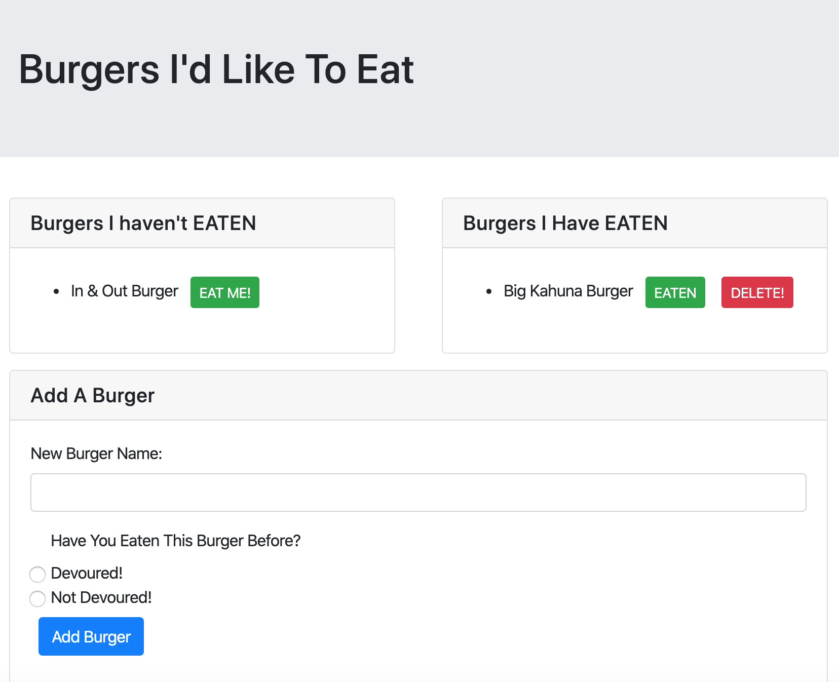 GitHub - coderbrent/burger: a simple web app to log the types of burgers i'd like to ...fine it ...