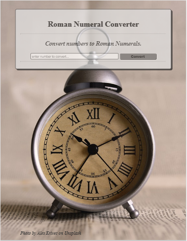 GitHub - MadScientistsDesigns/Roman-Numeral-Converter: converts numbers ...