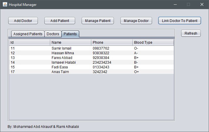 GitHub - mhmdalabd/java-hospital-manager: Basic JAVA & MySQL ...
