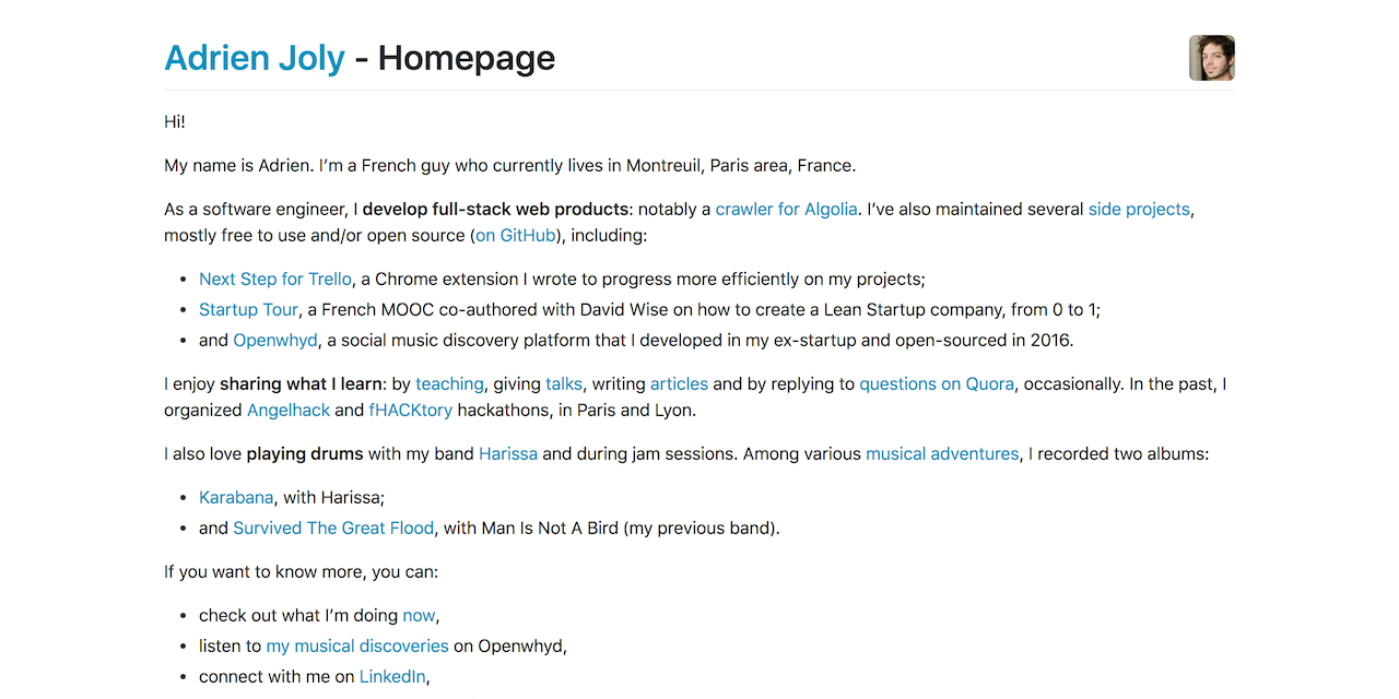 homepage · GitHub Topics · GitHub