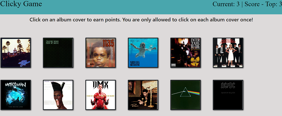 GitHub - bfpulliam/clickyGame: Can you score 24? React.Js memory game