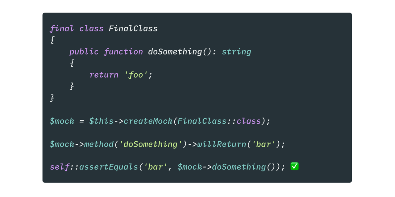GitHub - nunomaduro/mock-final-classes: 🏄‍♂️ Allows mocking final ...