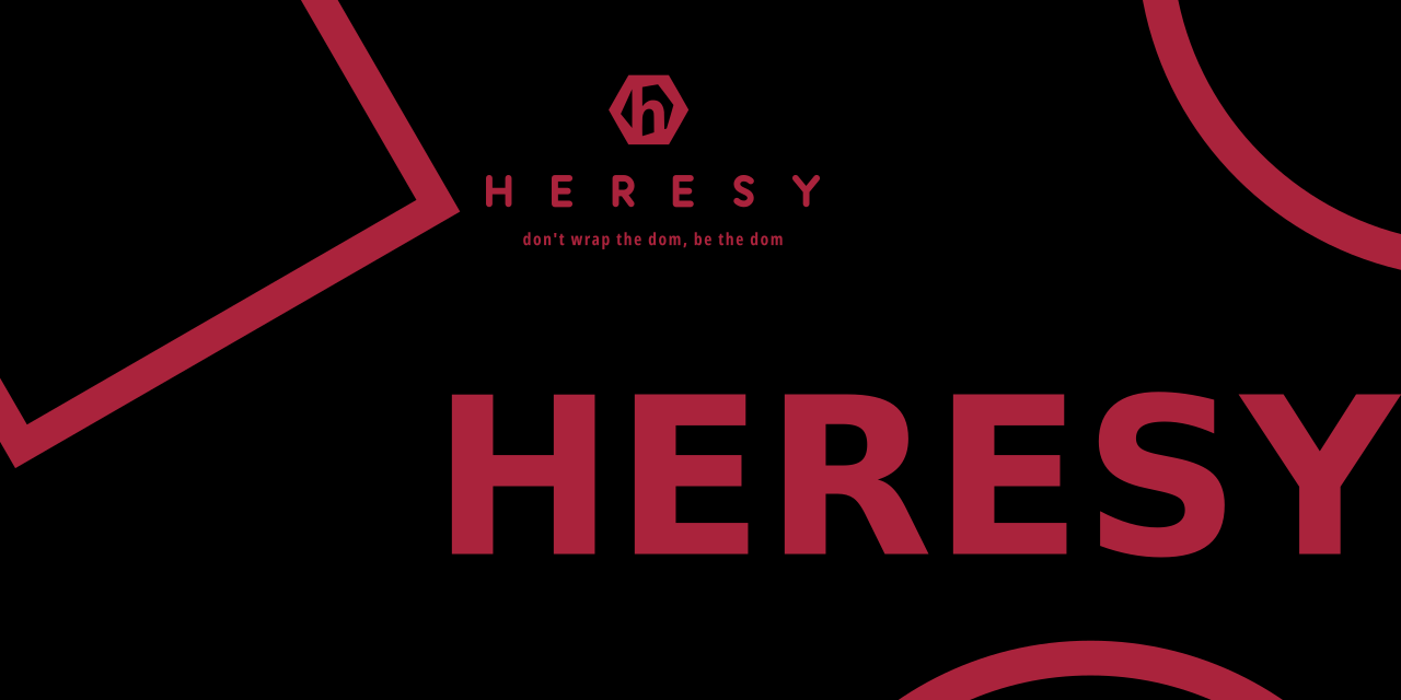 GitHub - WebReflection/heresy-todo: The 🔥 heresy 🔥 version of the famous TodoMVC