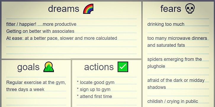 GitHub - secretGeek/dgaf: dreams-goals-actions-fears