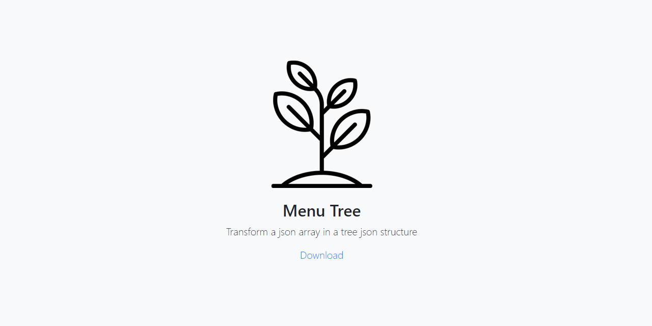 GitHub WictorChaves MenuTree Transform A Json Array In A Json Tree