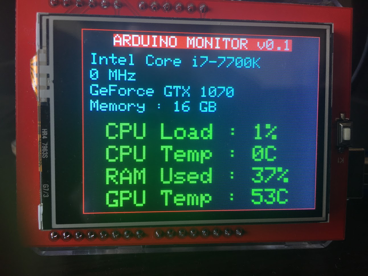 GitHub - Abnormalia/ArduinoPCMonitor: Initial Release