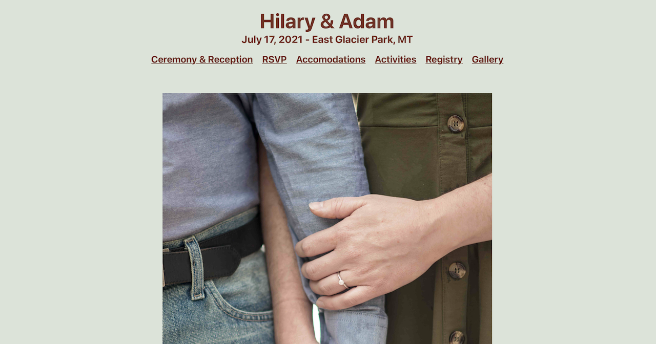 GitHub - JonathanWThom/hilary-and-adam: Little React app I built for my sister-in-law's wedding 🥂