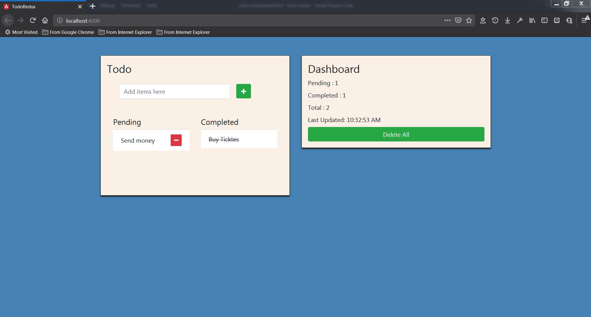 Github Pavelraytodo Redux This Is A Basic Todo App In This App I Used Redux For State