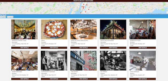 GitHub - jph203/Restaurant-Review-Application: This project was created ...