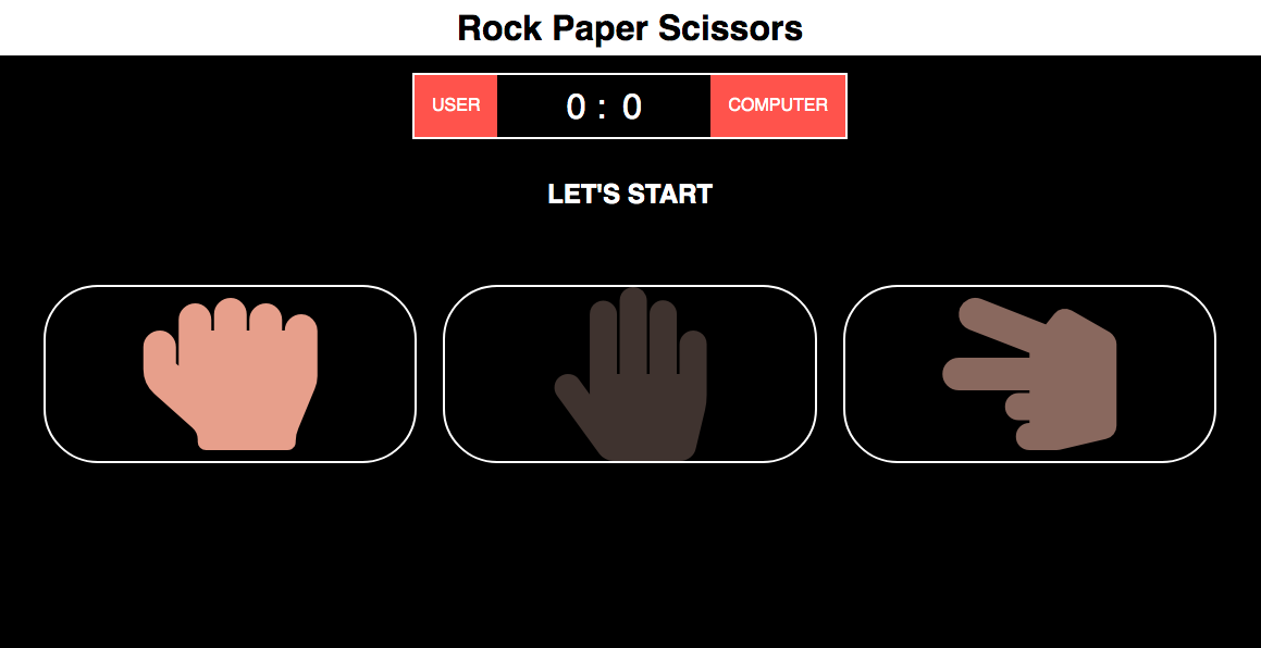 Github Farahmintrock Paper Scissors Html5 Css3 Javascript Es6 Without Library To 3638