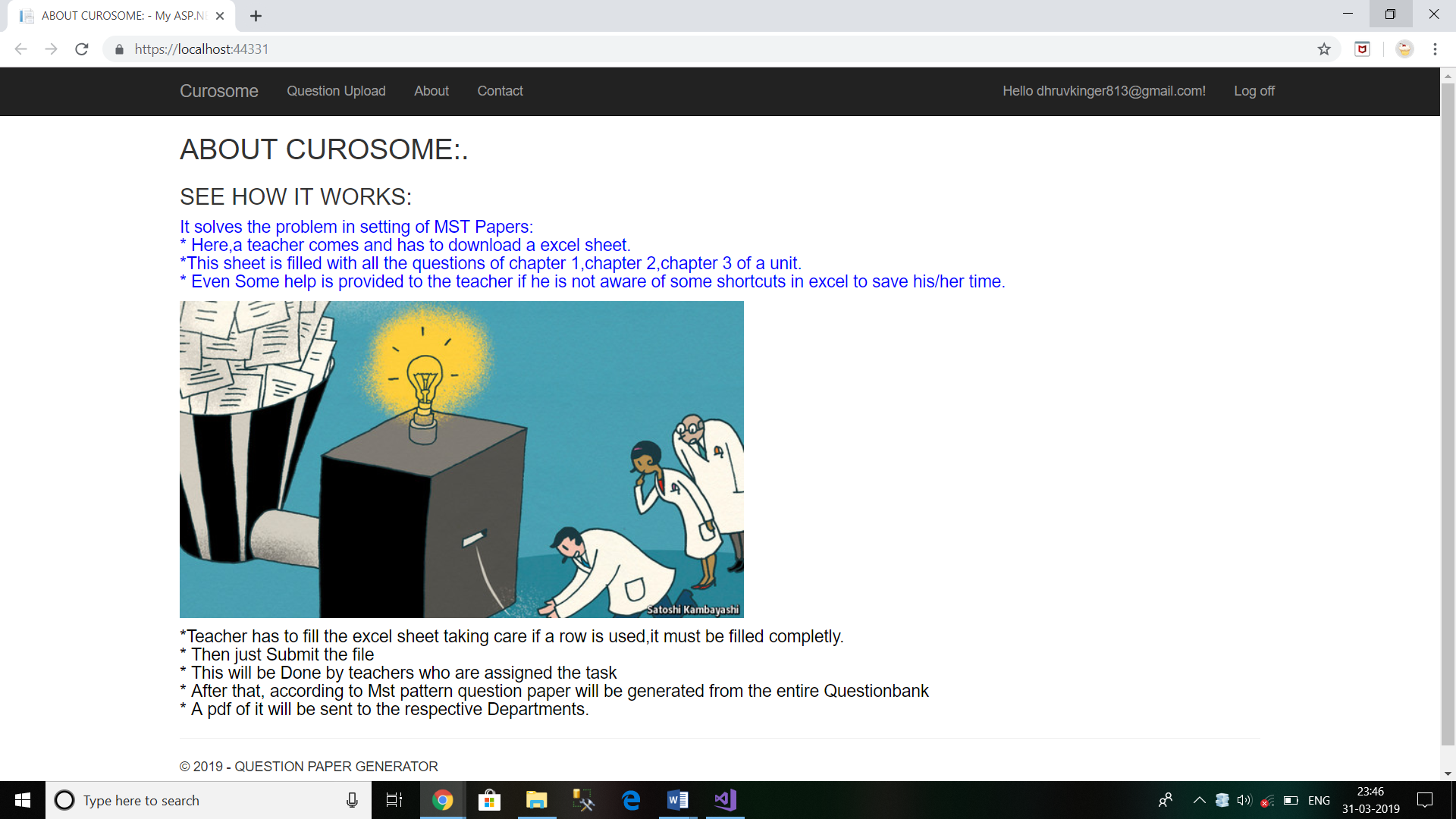 GitHub - DhruvKinger/Curosome: It is a Random Question Paper Generator ...