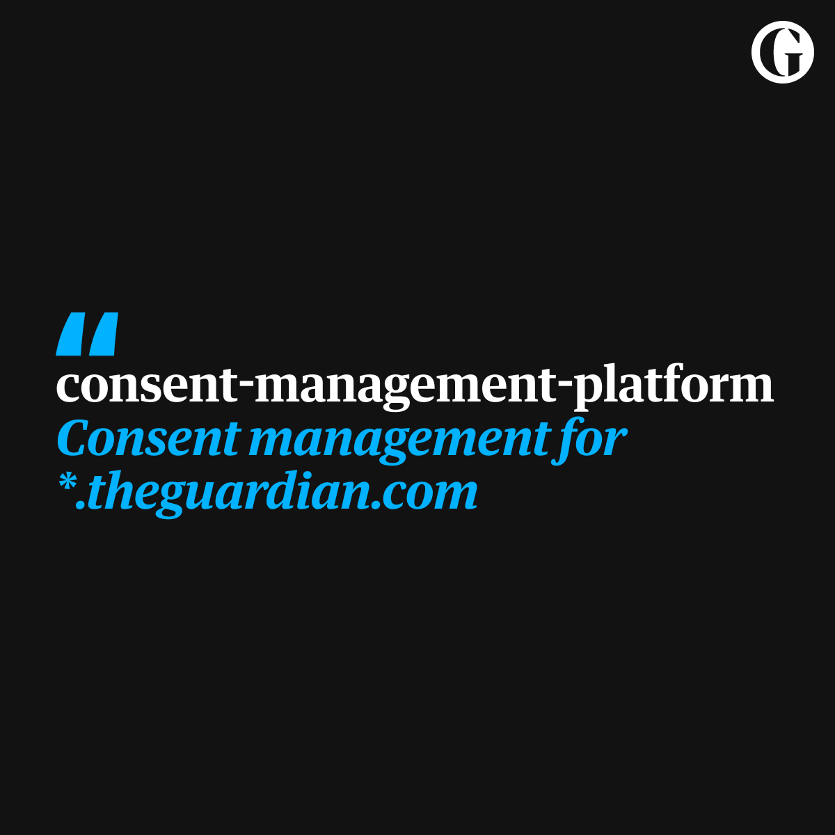 GitHub - guardian/consent-management-platform: Guardian consent management