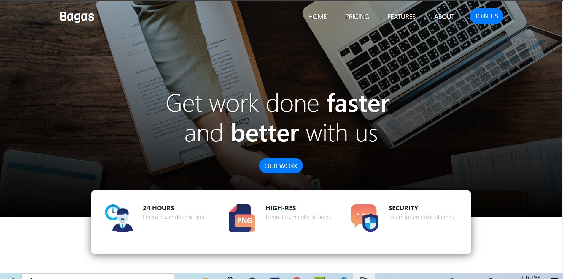 GitHub - BagasFerdiana/landing-page: Disini saya akan membuat Landing-Page yang sangat keren ...