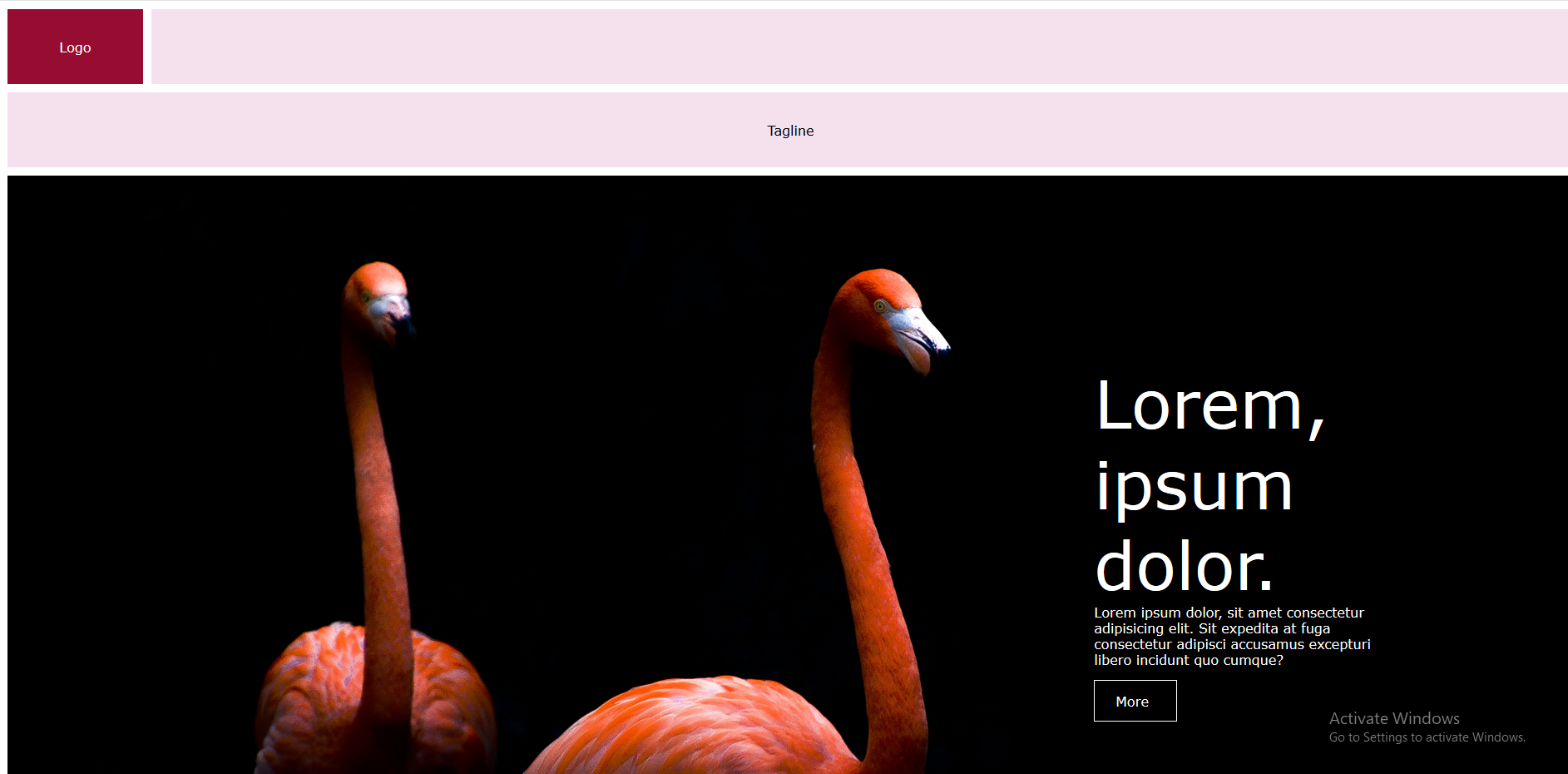 Github Tijanagvflamingo Layout Html Css And Responsive Layout Practise