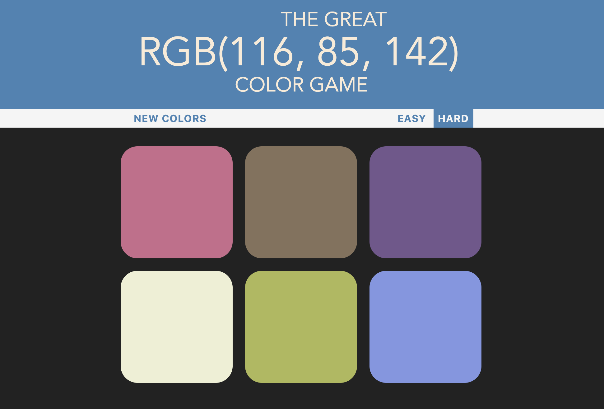 GitHub - bnmounir/color-game