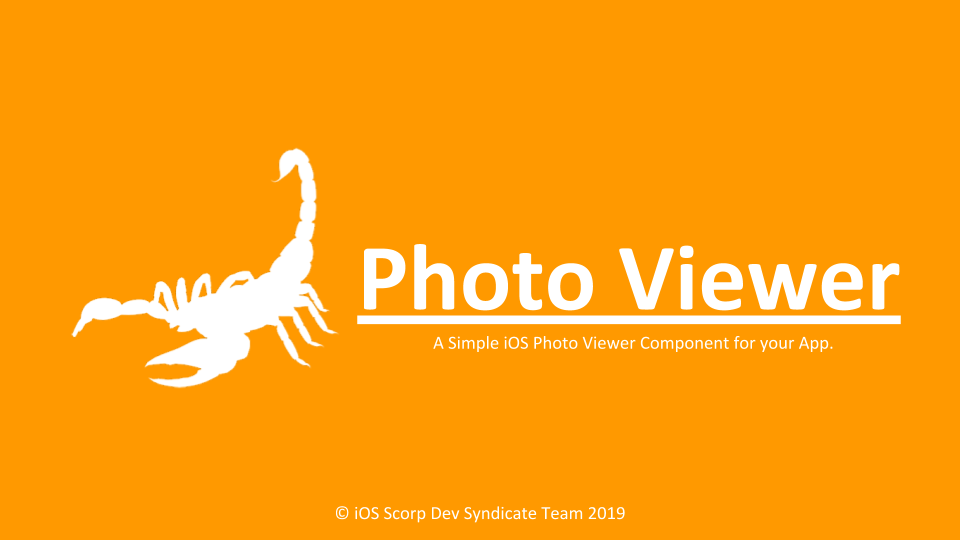 GitHub - ios-scorp-dev-syndicate/ScorpViewer: Scorp Viewer is a simple Photo viewer component ...