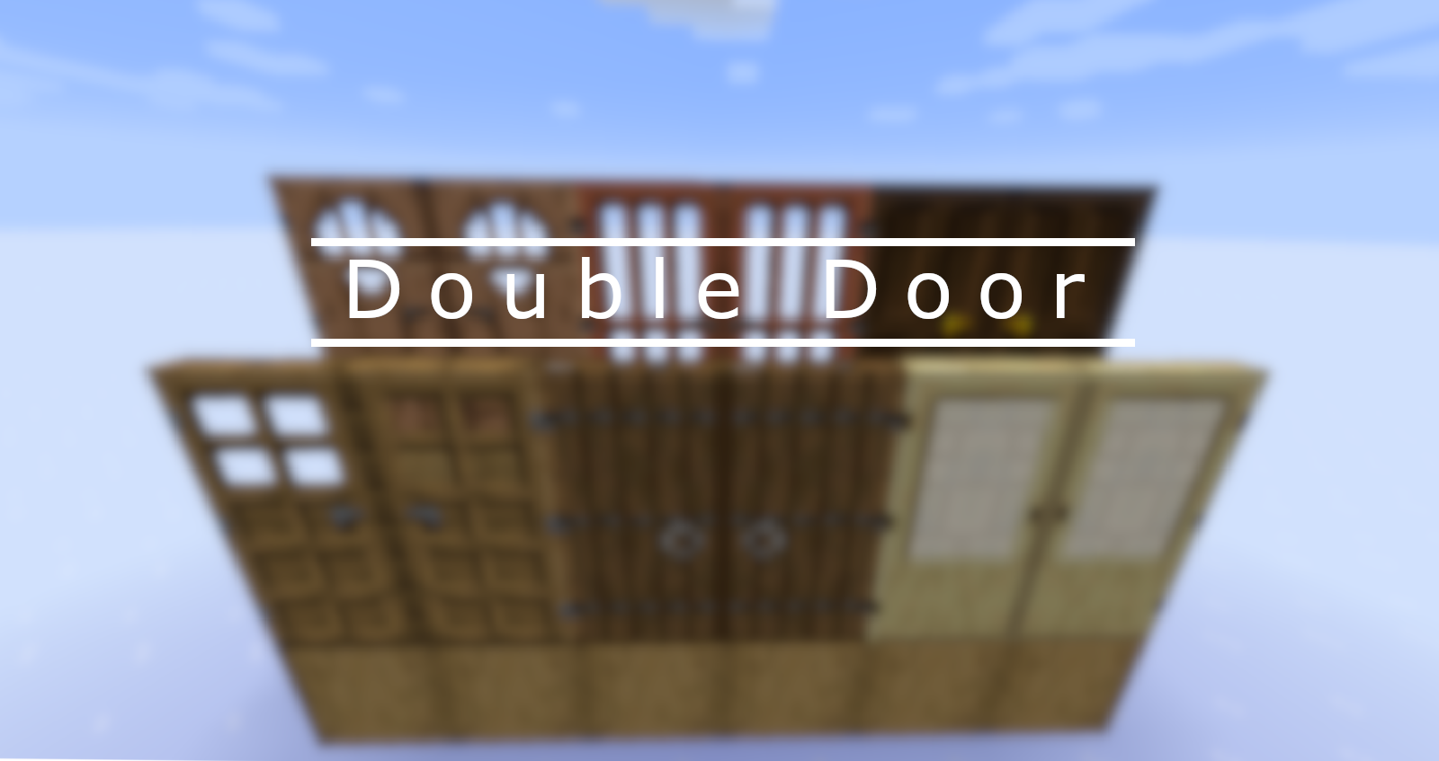 GitHub - oOBoomberOo/double_door: A double door datapack