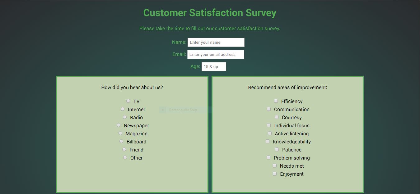 GitHub - QSBess/Survey_Forms: Generic Survey
