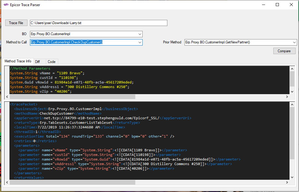 GitHub - jose-josh-do-dev/EpicorTraceDiffer: Allows you to Parse and process Epicor Trace Files ...