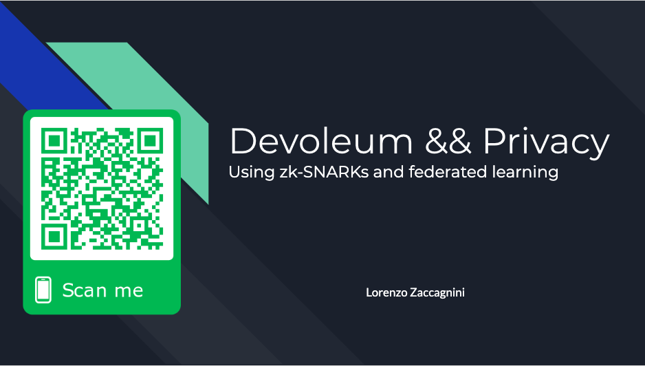 GitHub - LorenzoZaccagnini/consensys-zksnark-talk-devoleum: Consensys office hours talk about ...