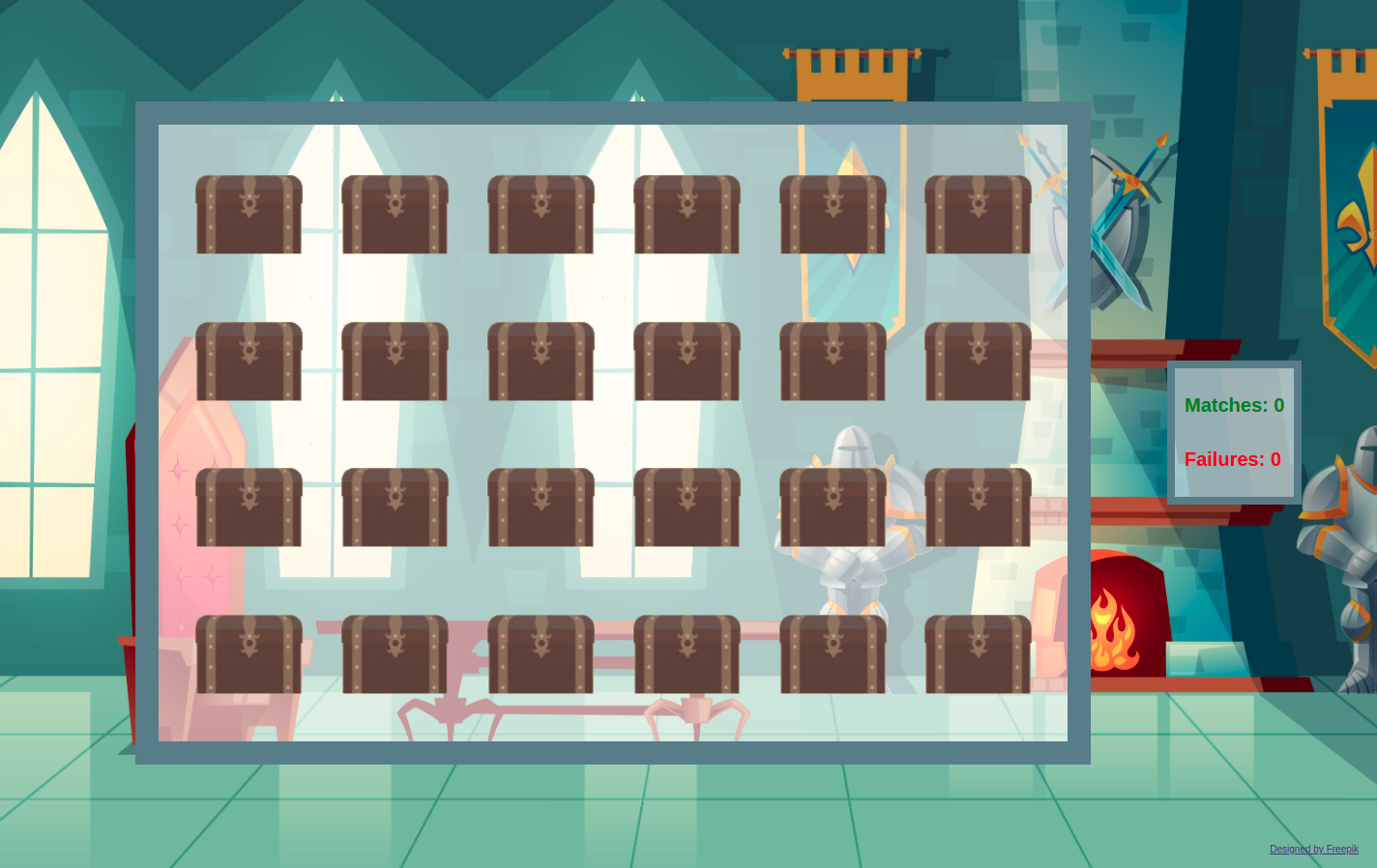 GitHub - diana-moreno/matching-game: memory game about matching pairs