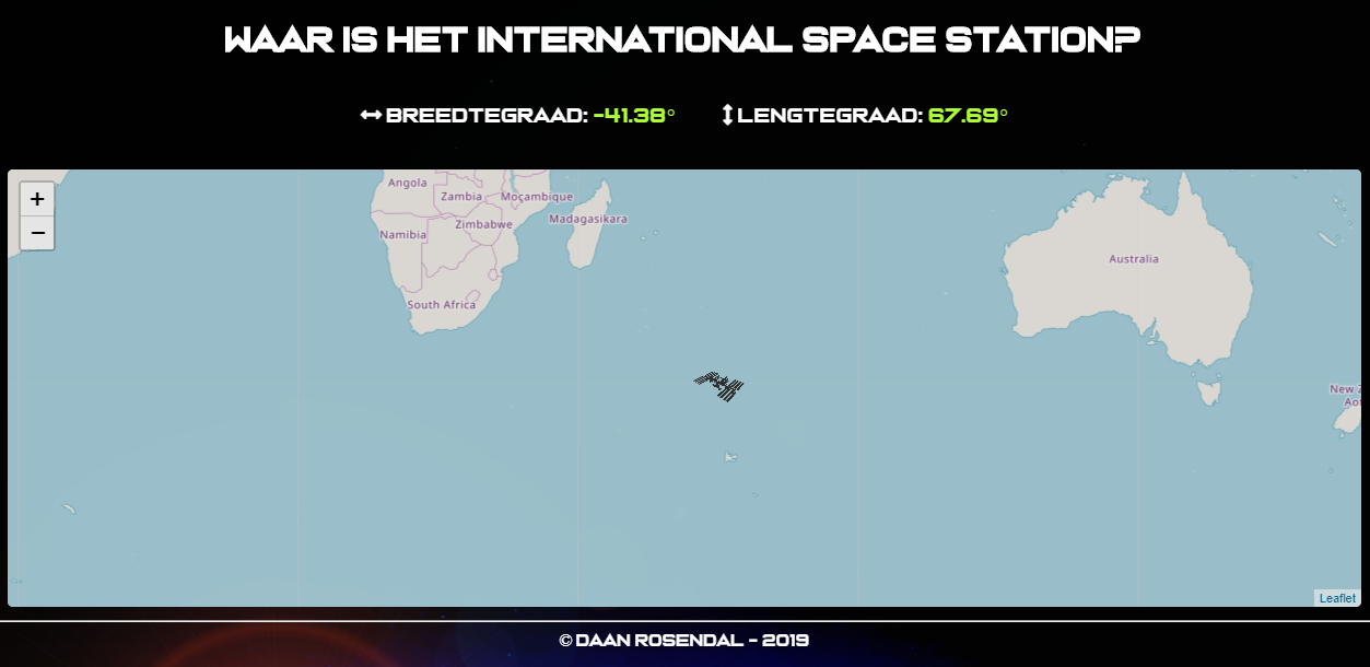GitHub - DaanRosendal/ISS-Tracker: This program uses an API to display ...