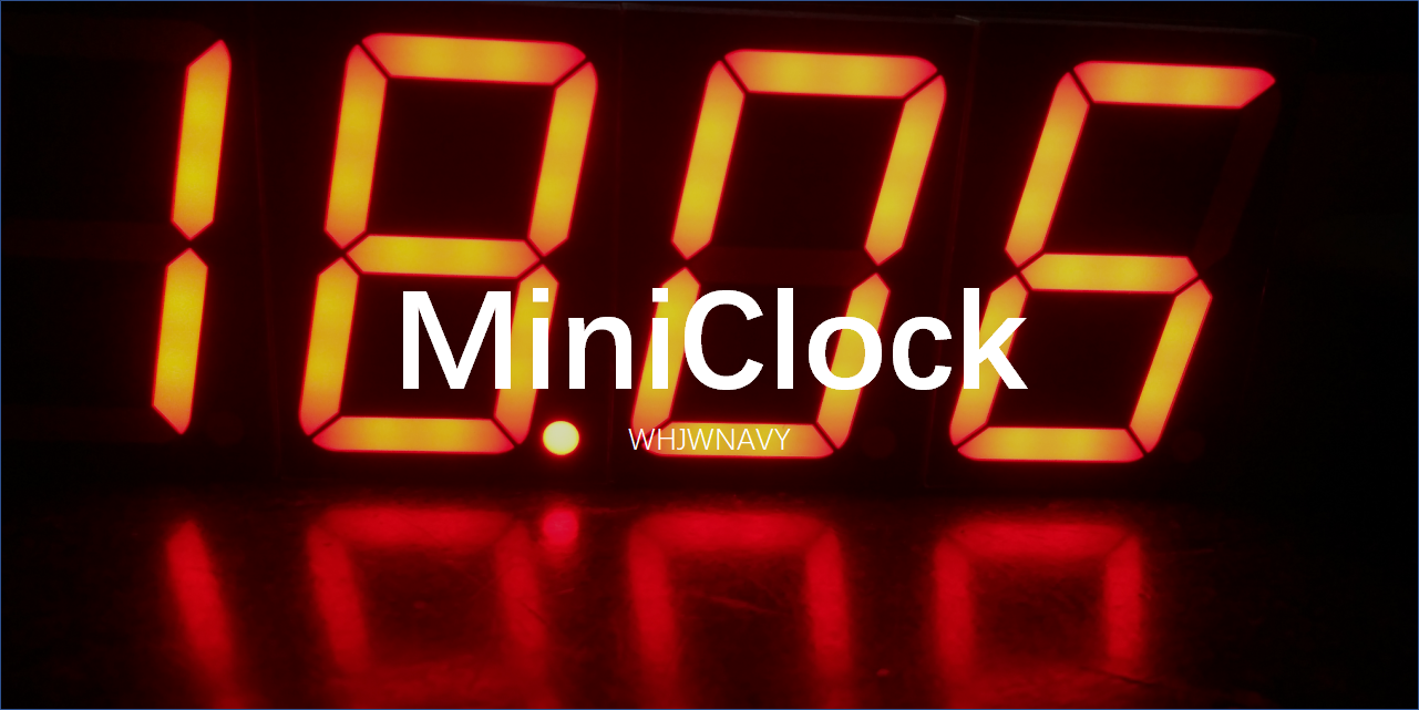GitHub - WHJWNAVY/MiniClock: MiniClock
