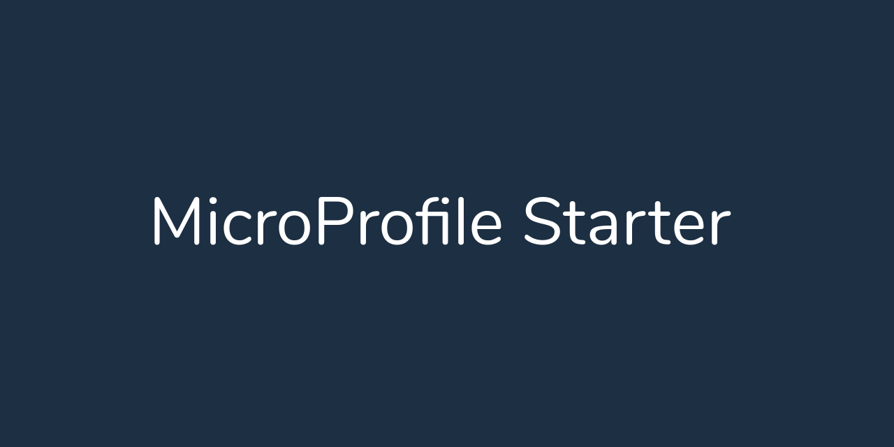 Github Microprofile Starter Extensions Vscode Microprofile Vscode Extension For Start