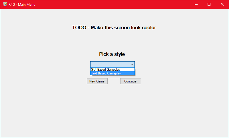 GitHub - Beamer64/RPG: Text/GUI based RPG game