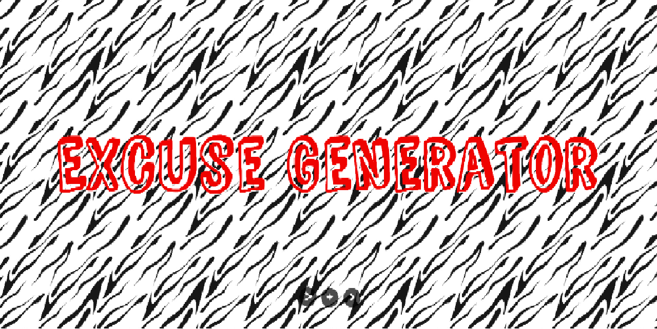 GitHub - varnem2/ExcuseGenerator: Looking for an excuse to work from home or just go out of the ...