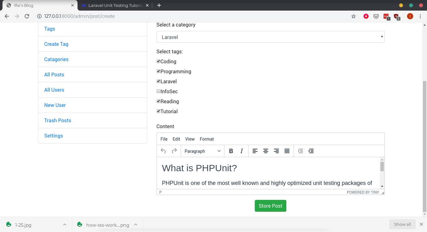 GitHub - ift3k/bloggingCMS: A simple blogging CMS