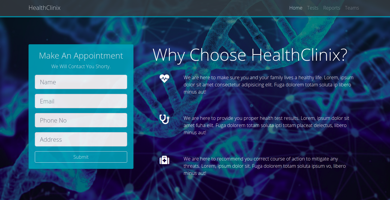 Github Pritamdn Healthclinix
