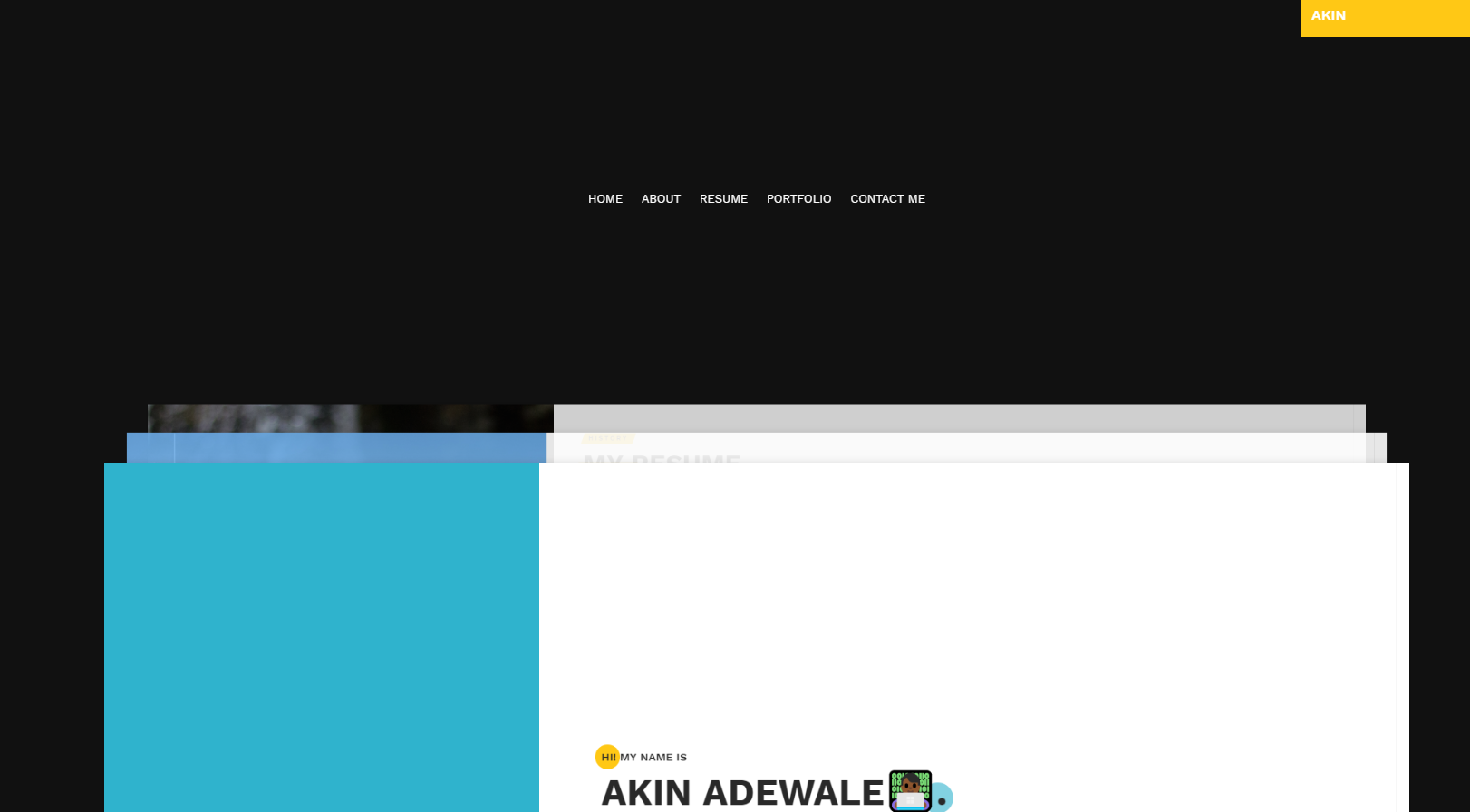 GitHub - AkinAD/Akin_V1.1: Personal Webpage