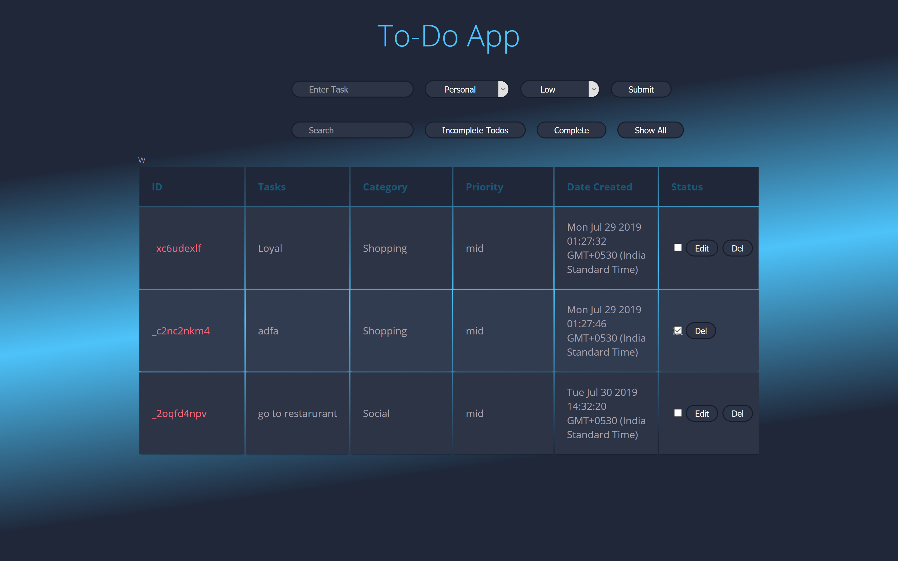 GitHub - bloodred17/ToDoApp