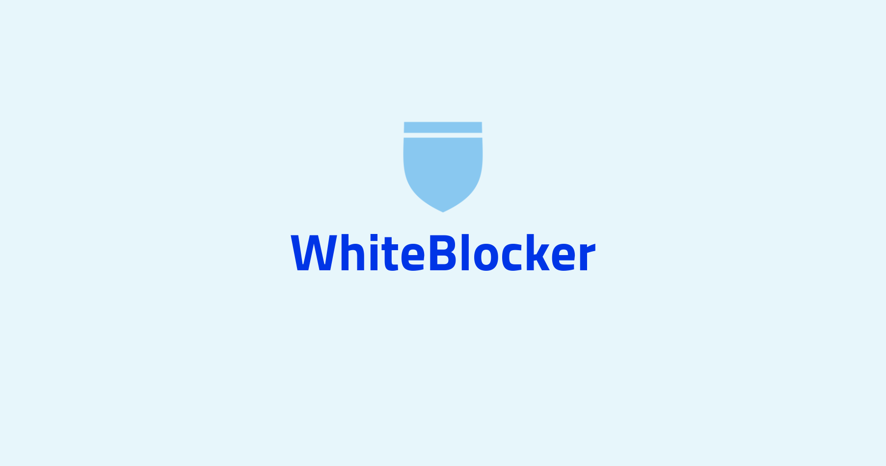 GitHub - fernandocastrovilar/whiteblocker