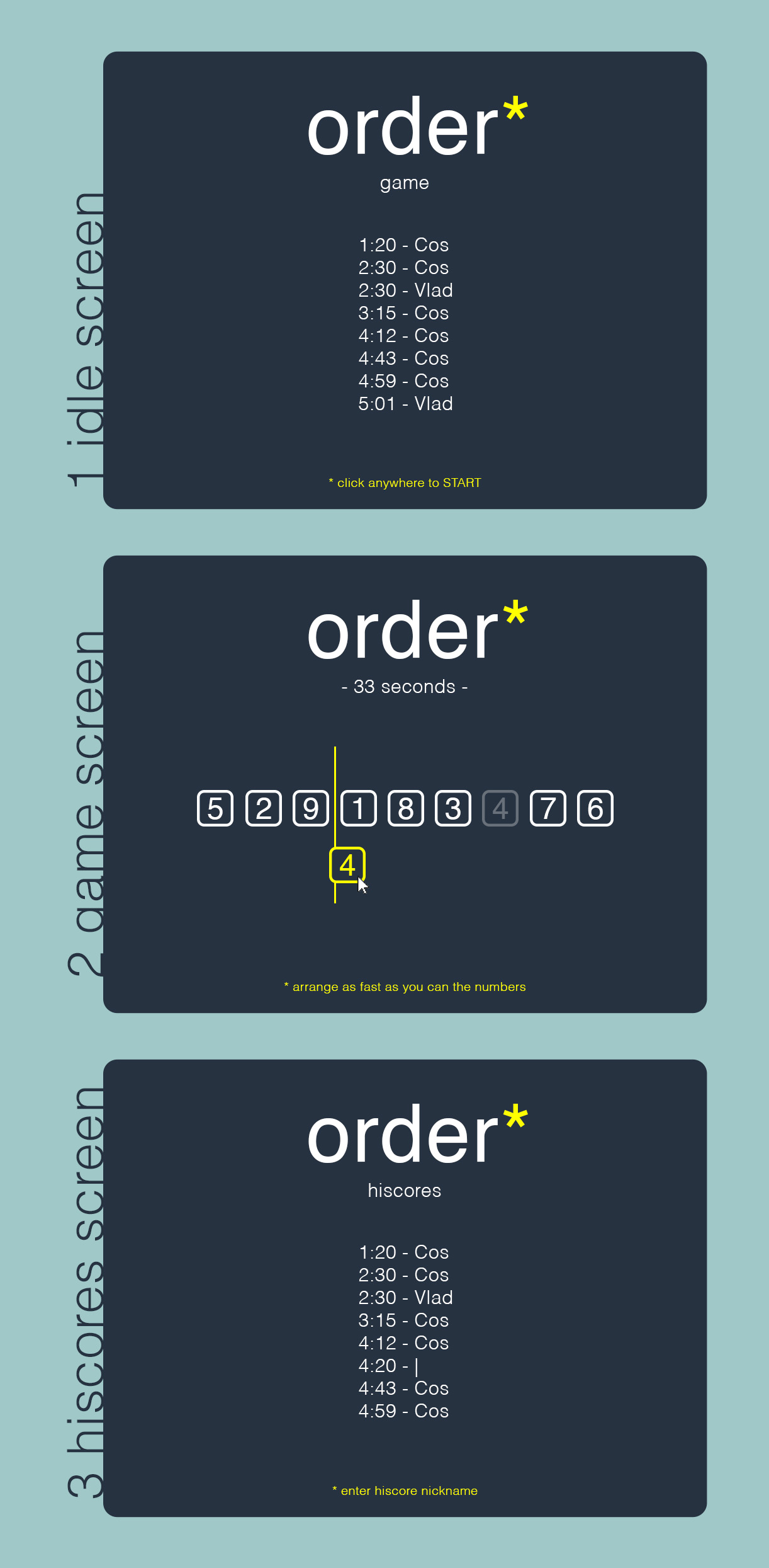 GitHub - Marianissimus/ordergame