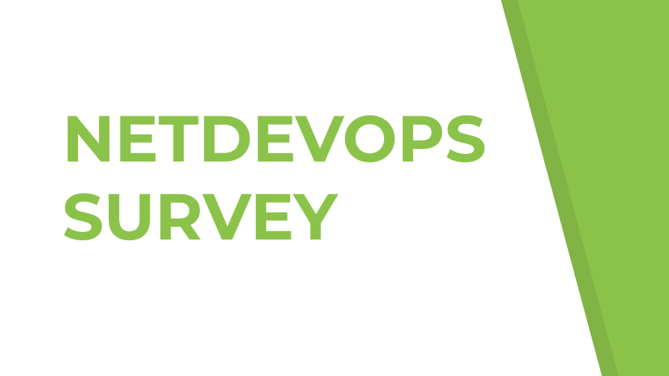 GitHub - dgarros/netdevops-survey: The goal of this survey is to ...