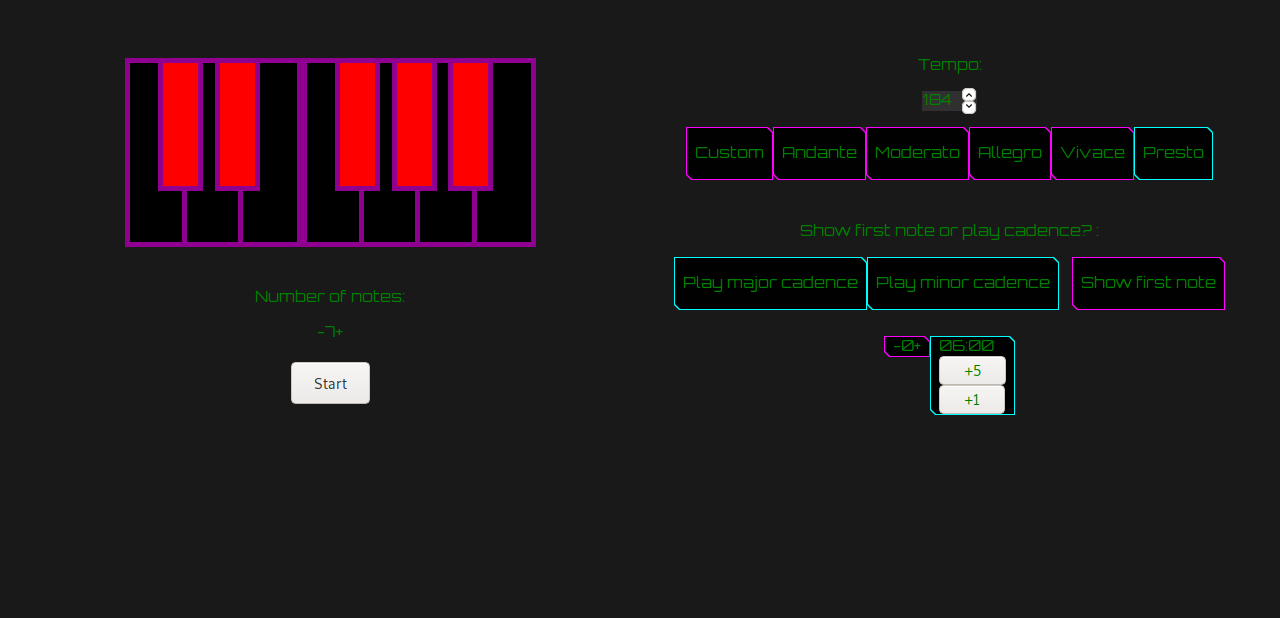 GitHub - ZappaScript/ear-sharpener: Small music training app