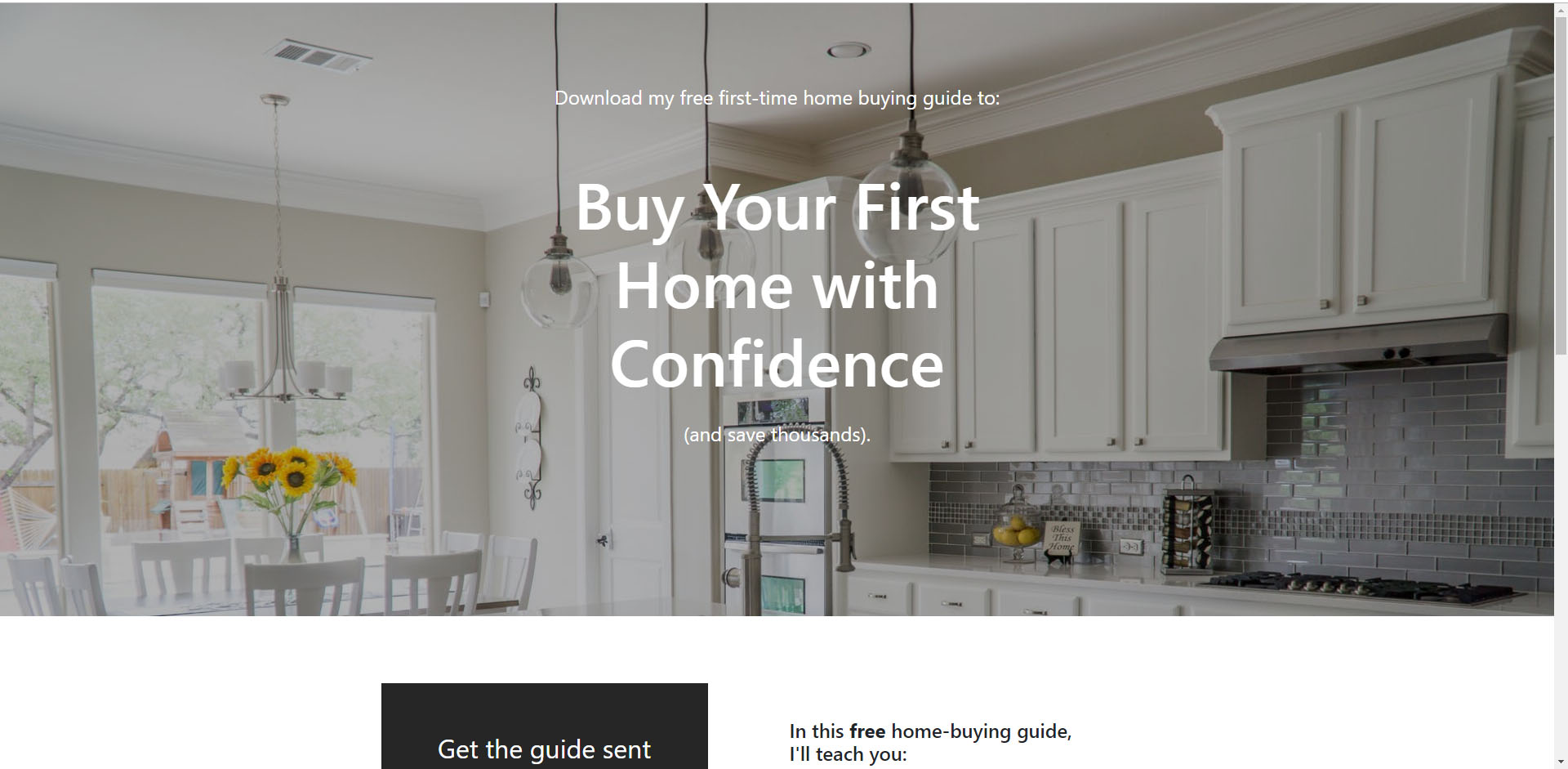 GitHub - Youngjer79/realtor-landingpage: Simple clone landing page of a ...