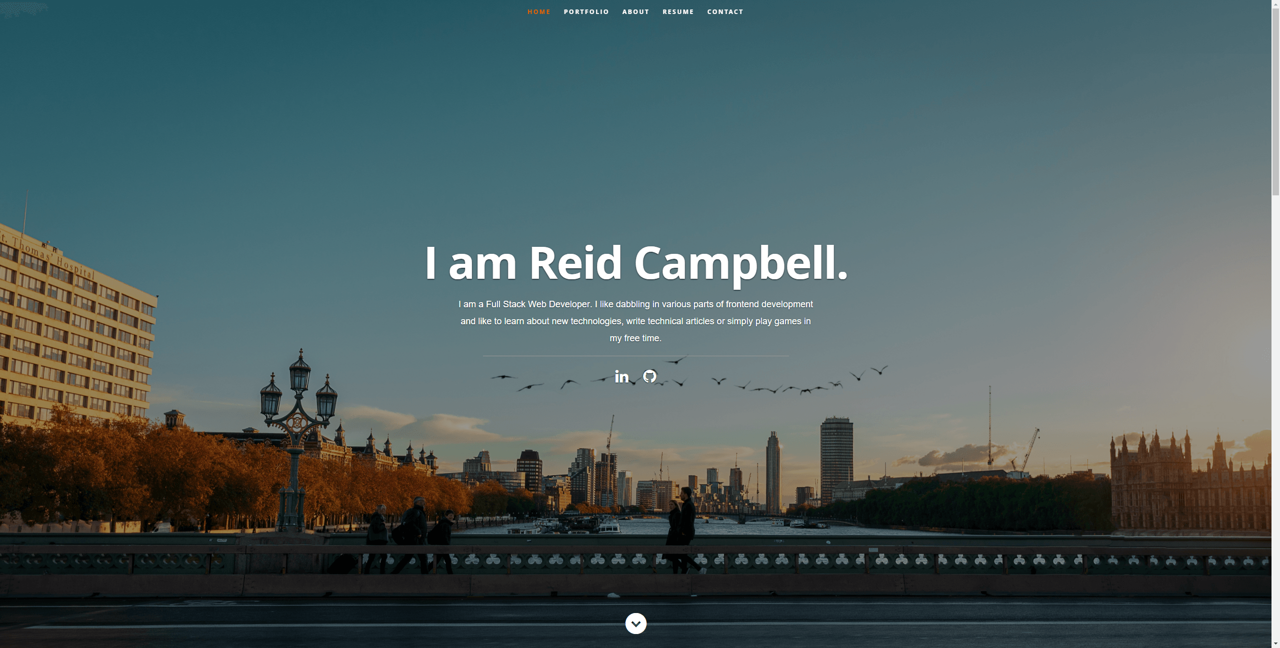 GitHub - ReidCampbell/Portfolio: Personal Portfolio built with ReactJS