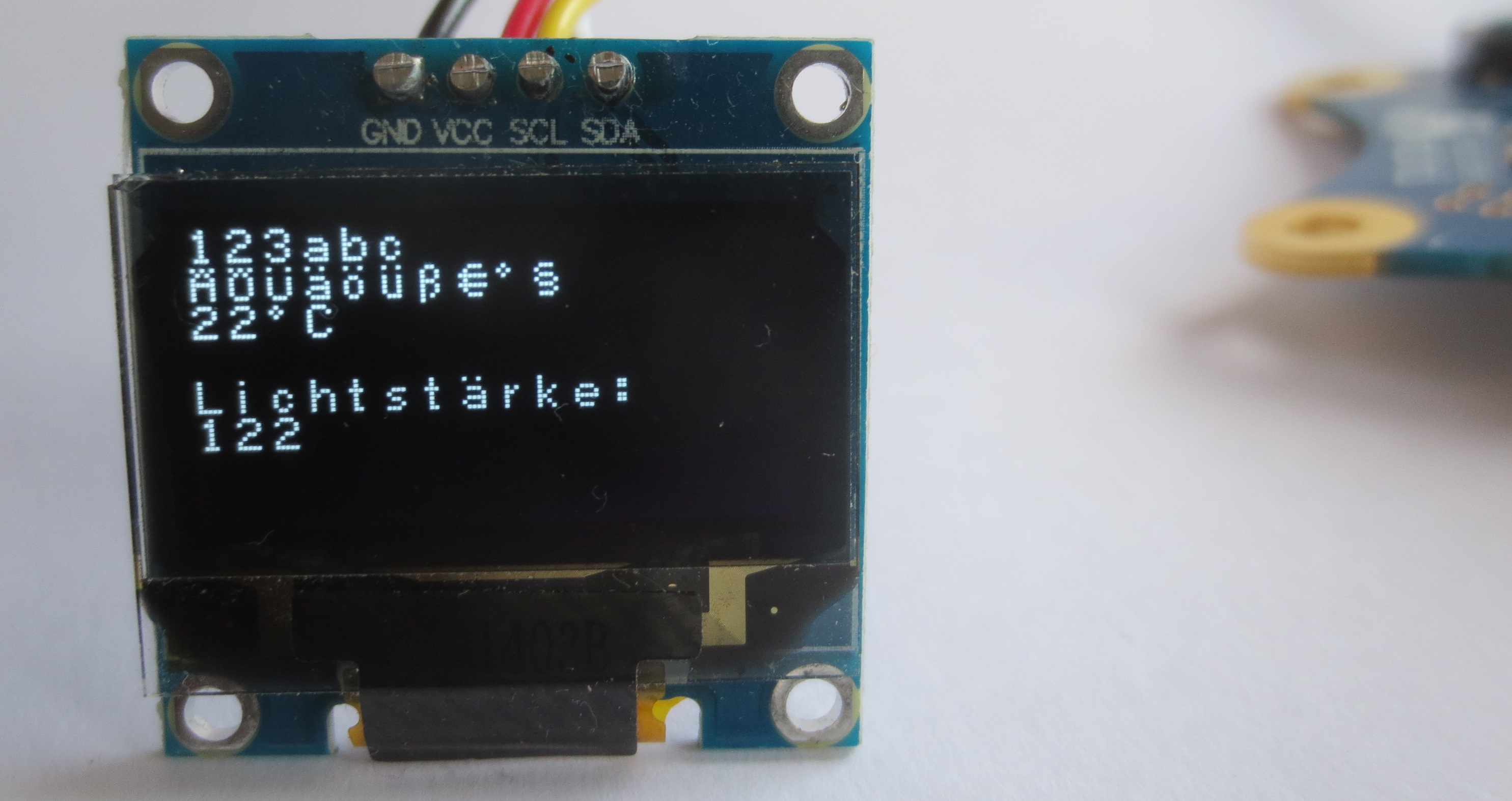 GitHub - MKleinSB/pxt-OLED-SSD1306: MakeCode Erweiterung für OLEDs mit ...