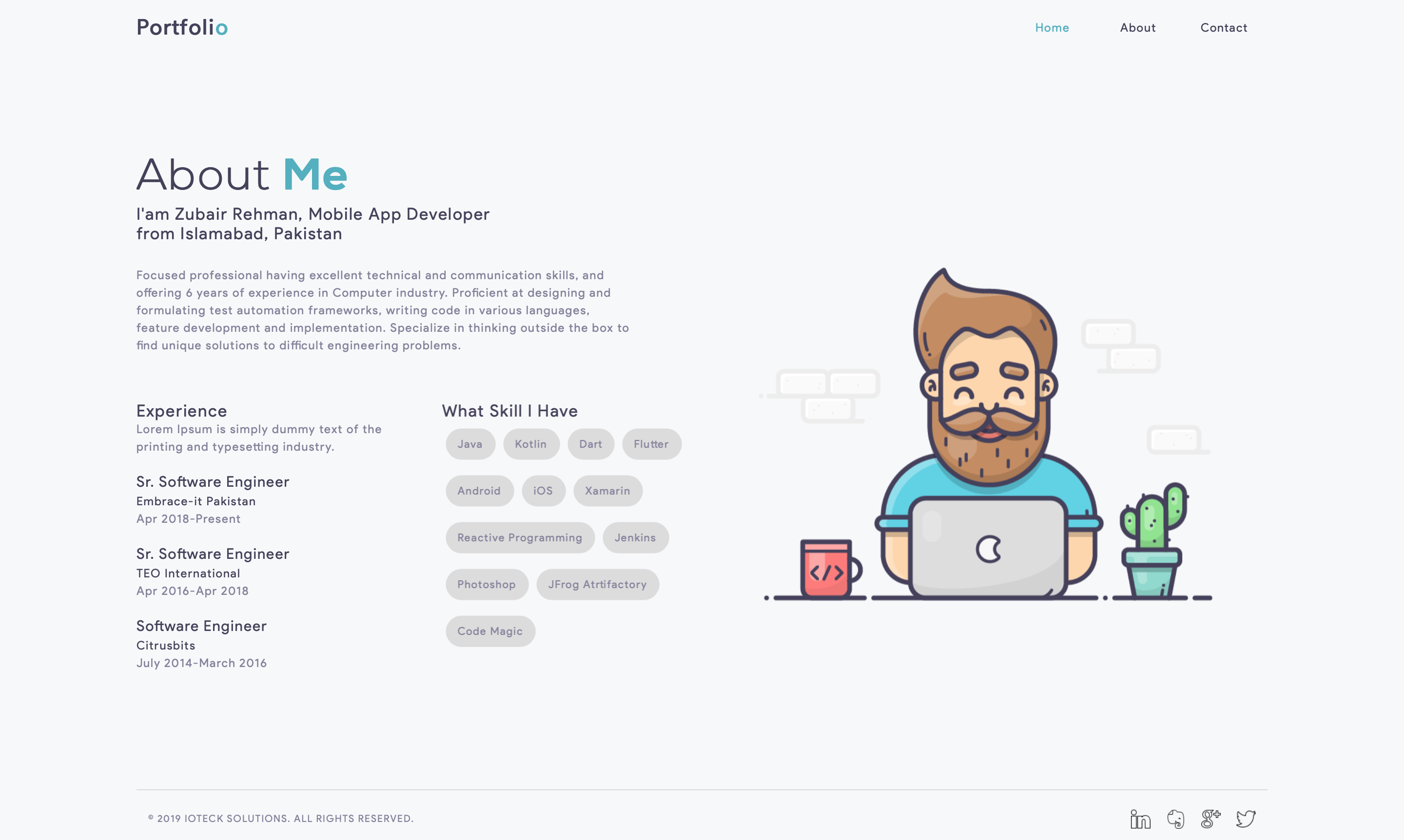 Portfolio template GitHub Topics GitHub