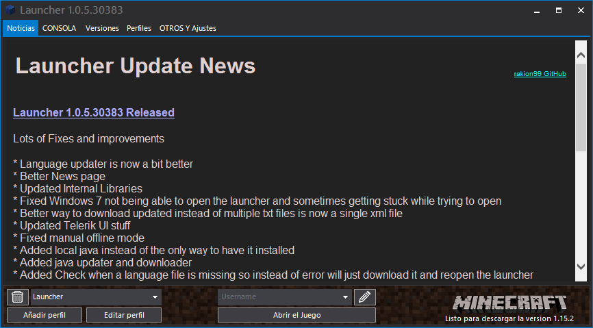 GitHub - rakion99/minecraftlauncher: Minecraft C# Launcher