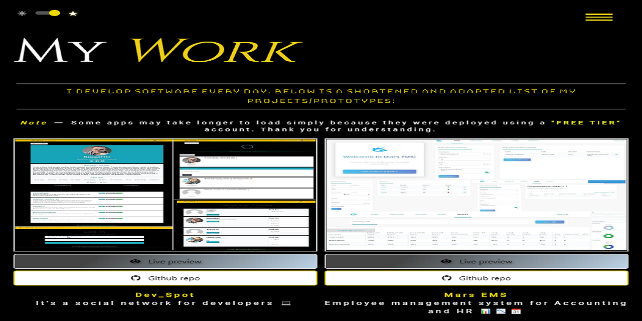 Github Dzenis Hreactiveportfolio I Have A Dynamic Html Css Scss Vanilla Js Portfolio 9415