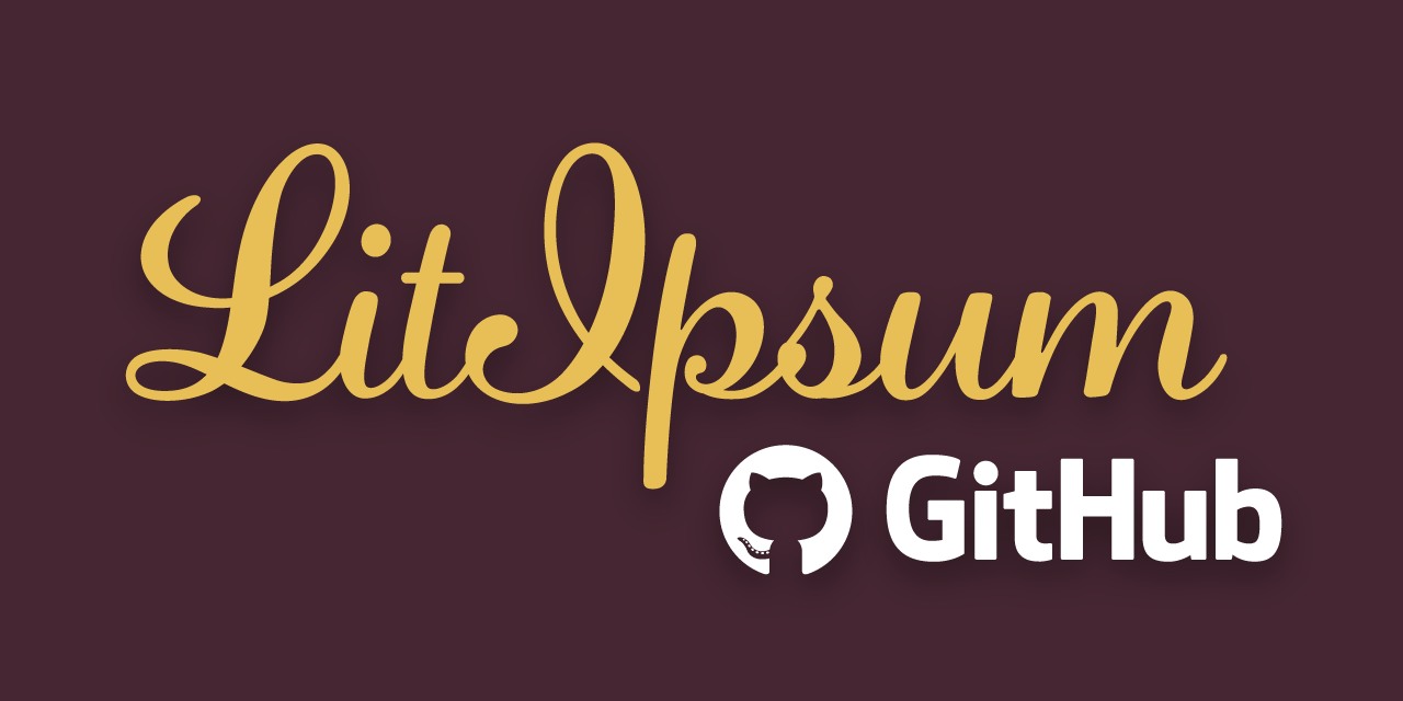 lit · GitHub Topics · GitHub