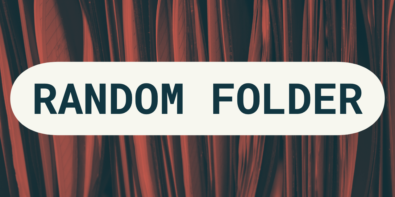 GitHub - dnbailey/random_folder: A Dart random folder generator
