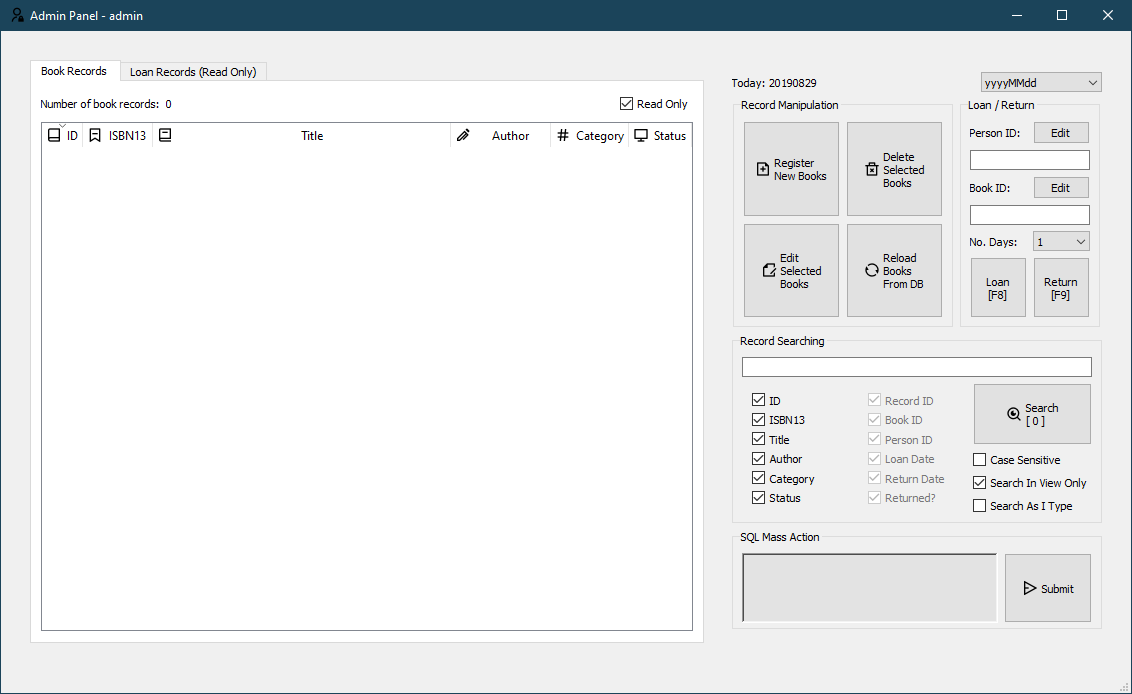 GitHub - LemuelKL/SLMS: School Library Management System written with Qt 5.13.0 and C++11