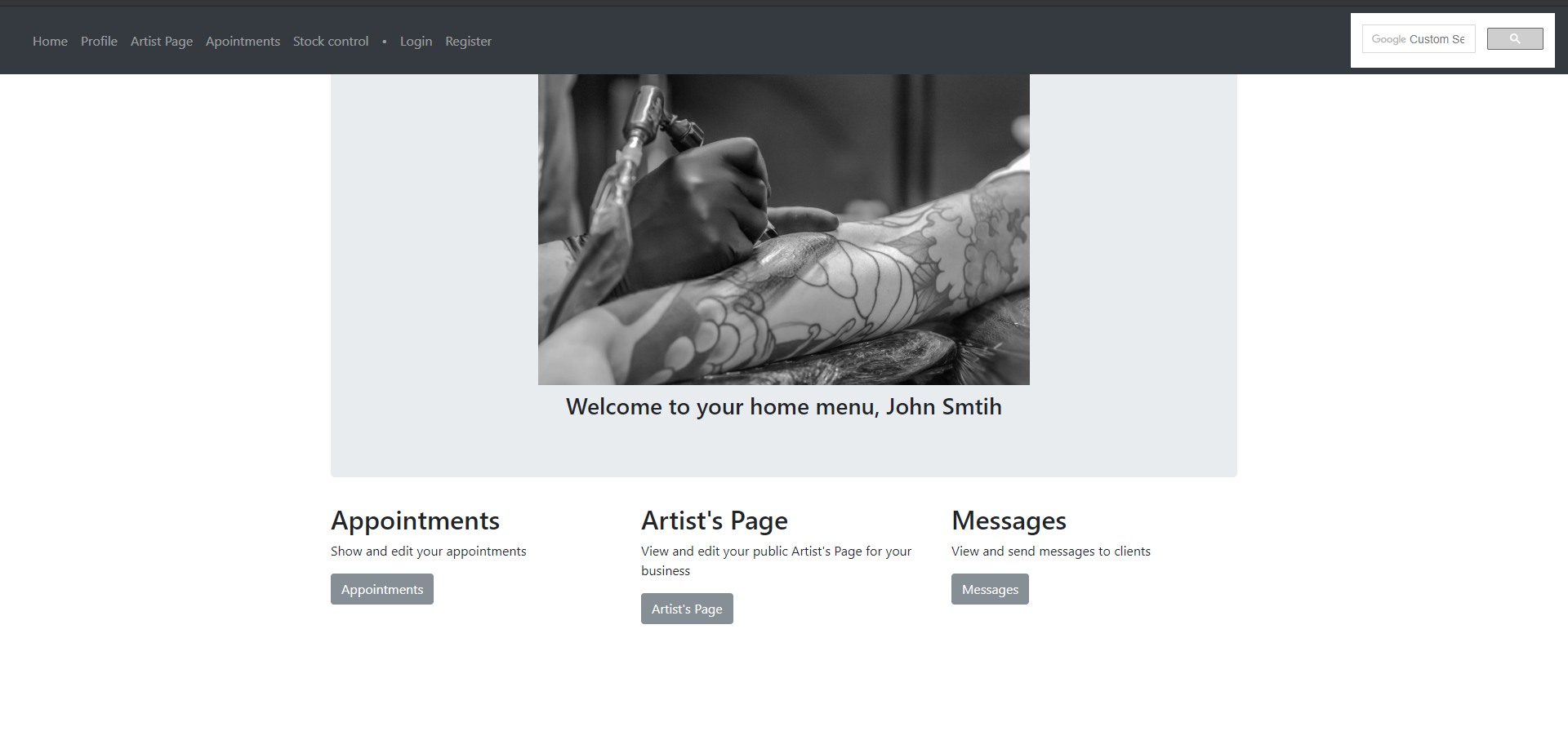 GitHub - JoeyTatu/SoftwareProject-2019_20: Final Year Software Project - "Body Branding Booking ...