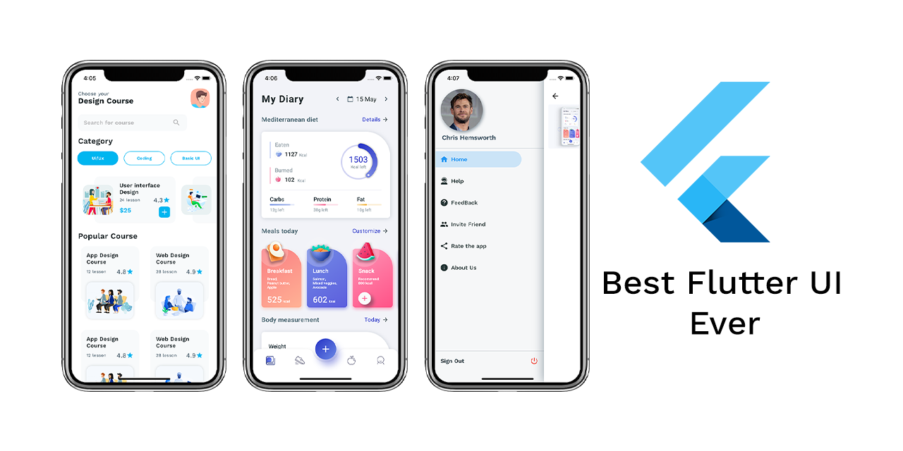 Flutter app GitHub Topics GitHub